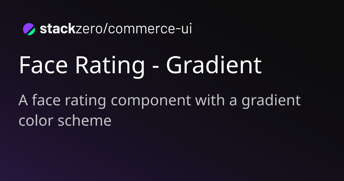 Face Rating - Gradient